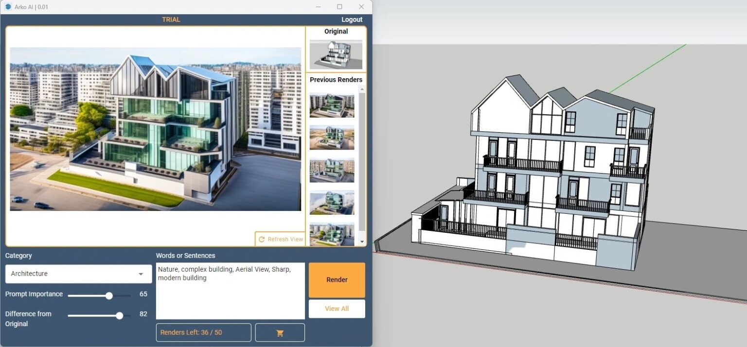 ArkoAI雲端AI渲染器 – 優象設計